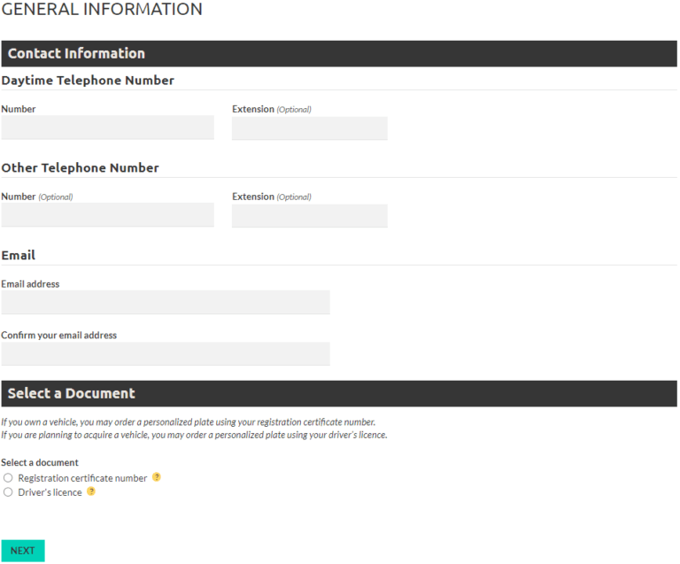 How To Get Custom License Plate In Quebec? | tommera