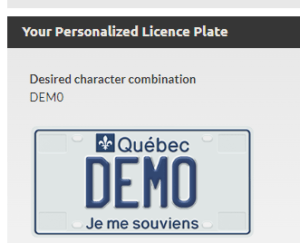 How To Get Custom License Plate In Quebec? | tommera